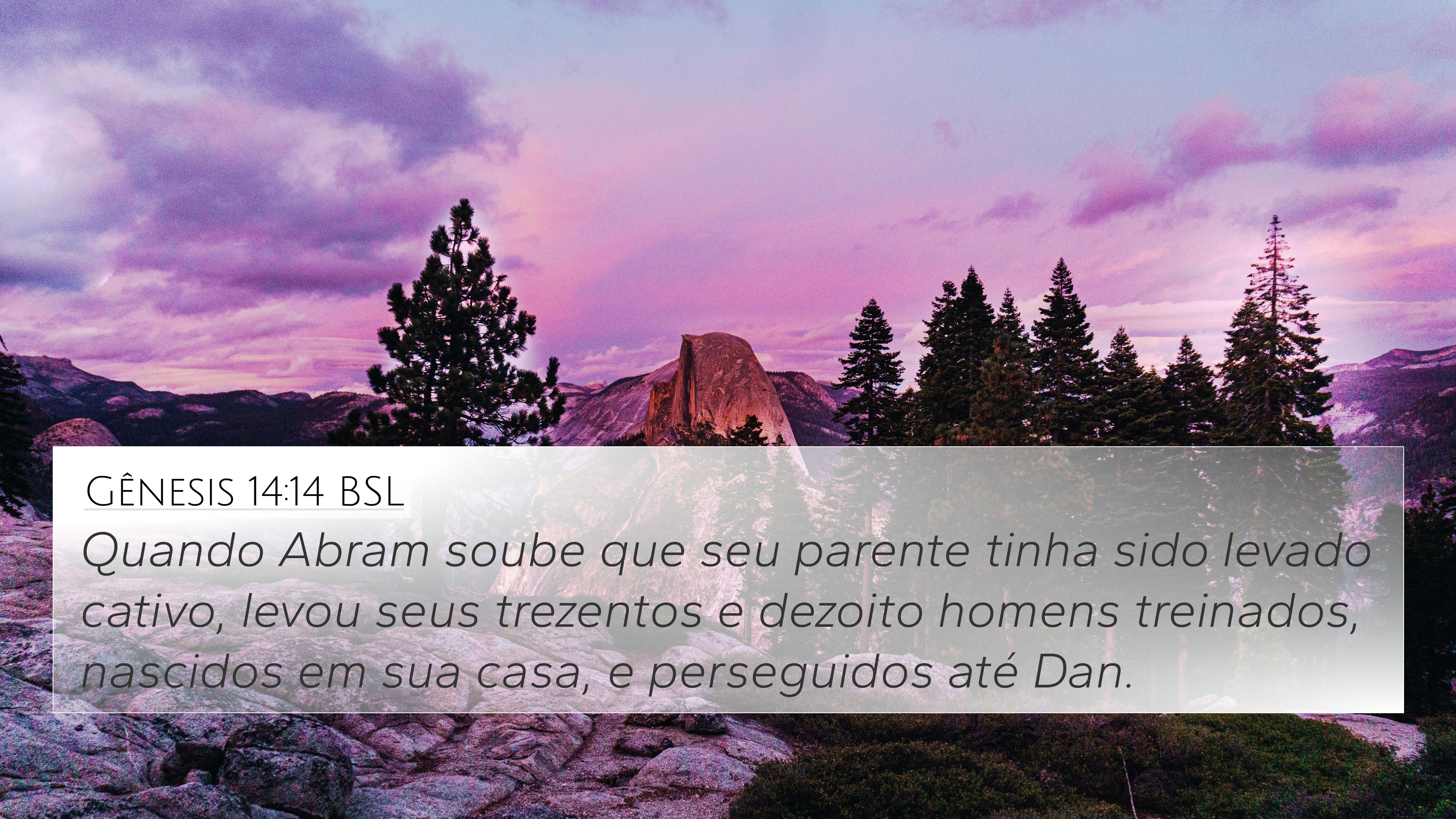 Gênesis 14:14 BSL 4K Wallpaper - Quando Abram soube que seu parente ...