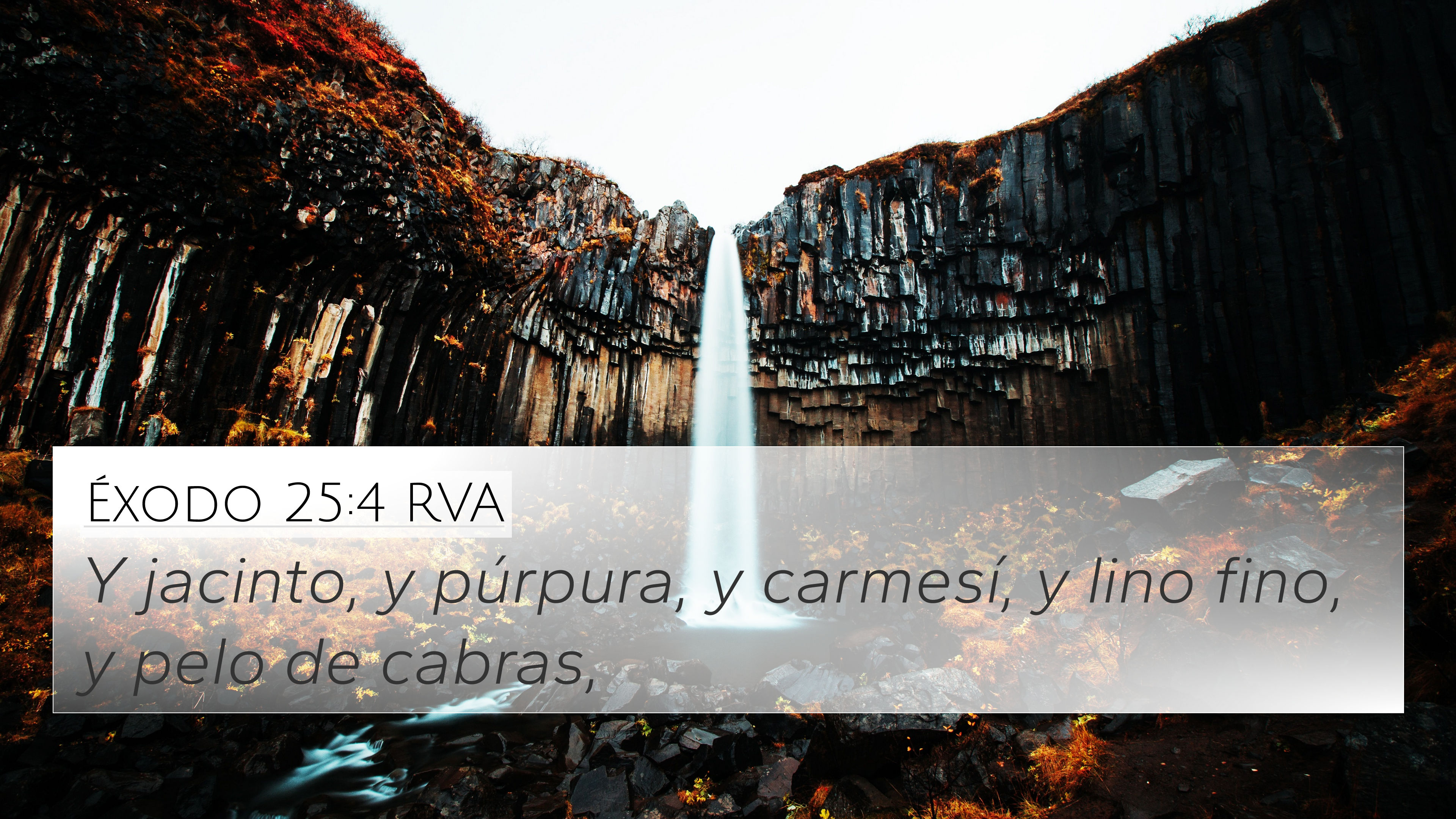 Éxodo 25:4 RVA 4K Wallpaper - Y jacinto, y púrpura, y carmesí, y lino ...