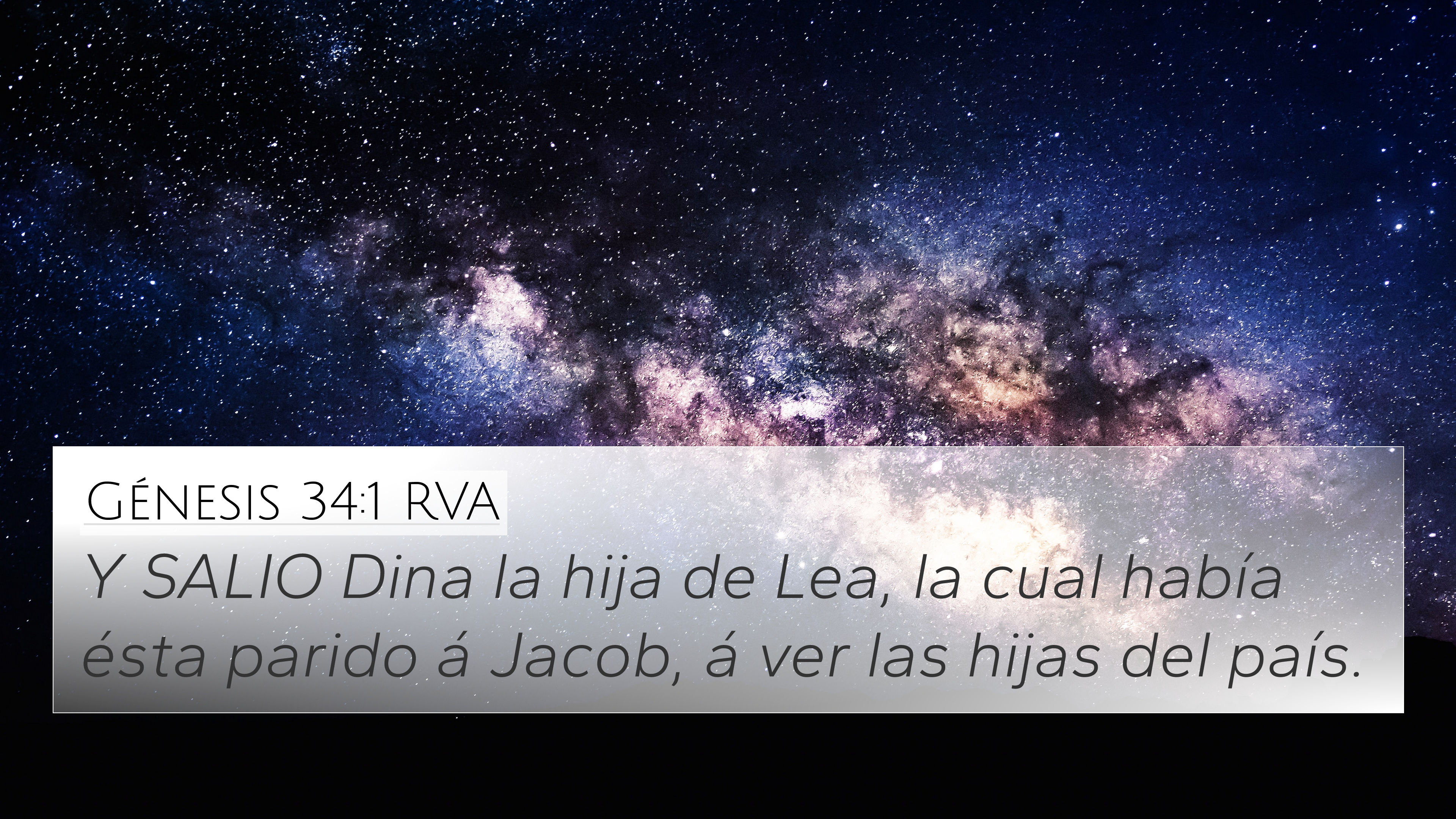 Génesis 34:1 RVA 4K Wallpaper - Y SALIO Dina la hija de Lea, la cual ...