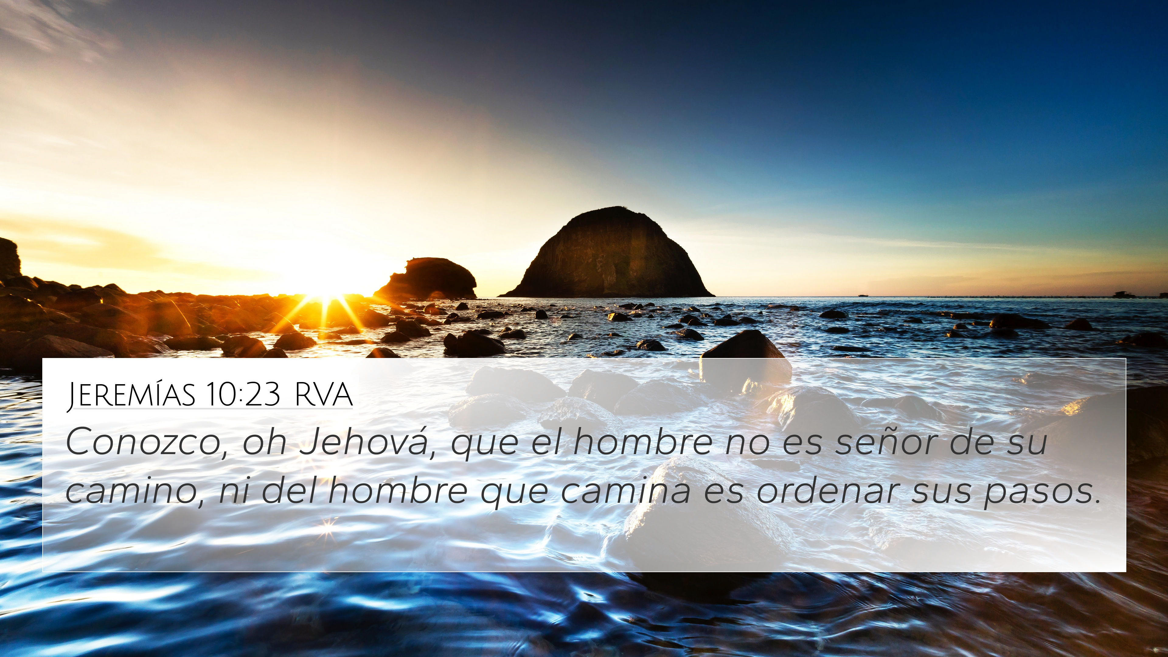 Jeremías 10:23 RVA 4K Wallpaper - Conozco, oh Jehová, que el hombre no ...